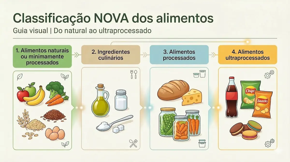 O que são alimentos ultraprocessados? Classificação NOVA